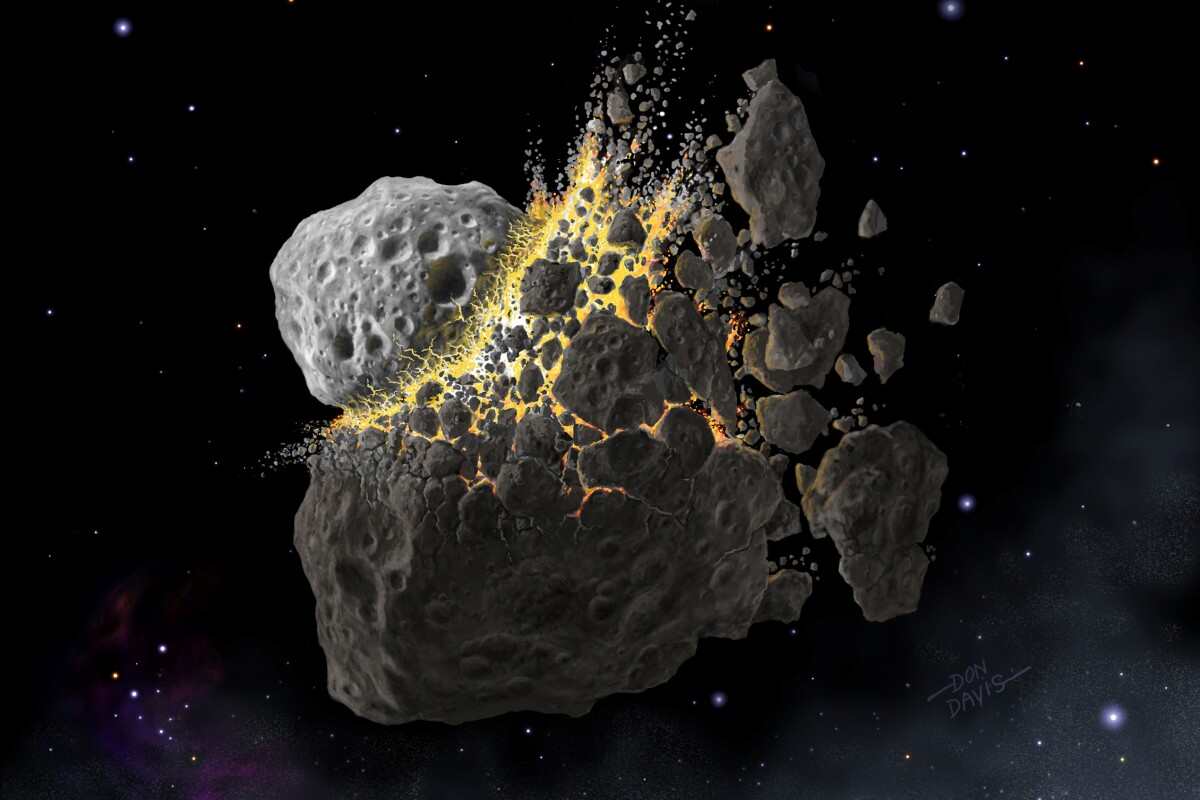 Before the cataclysm that killed the dinosaurs, another asteroid ...