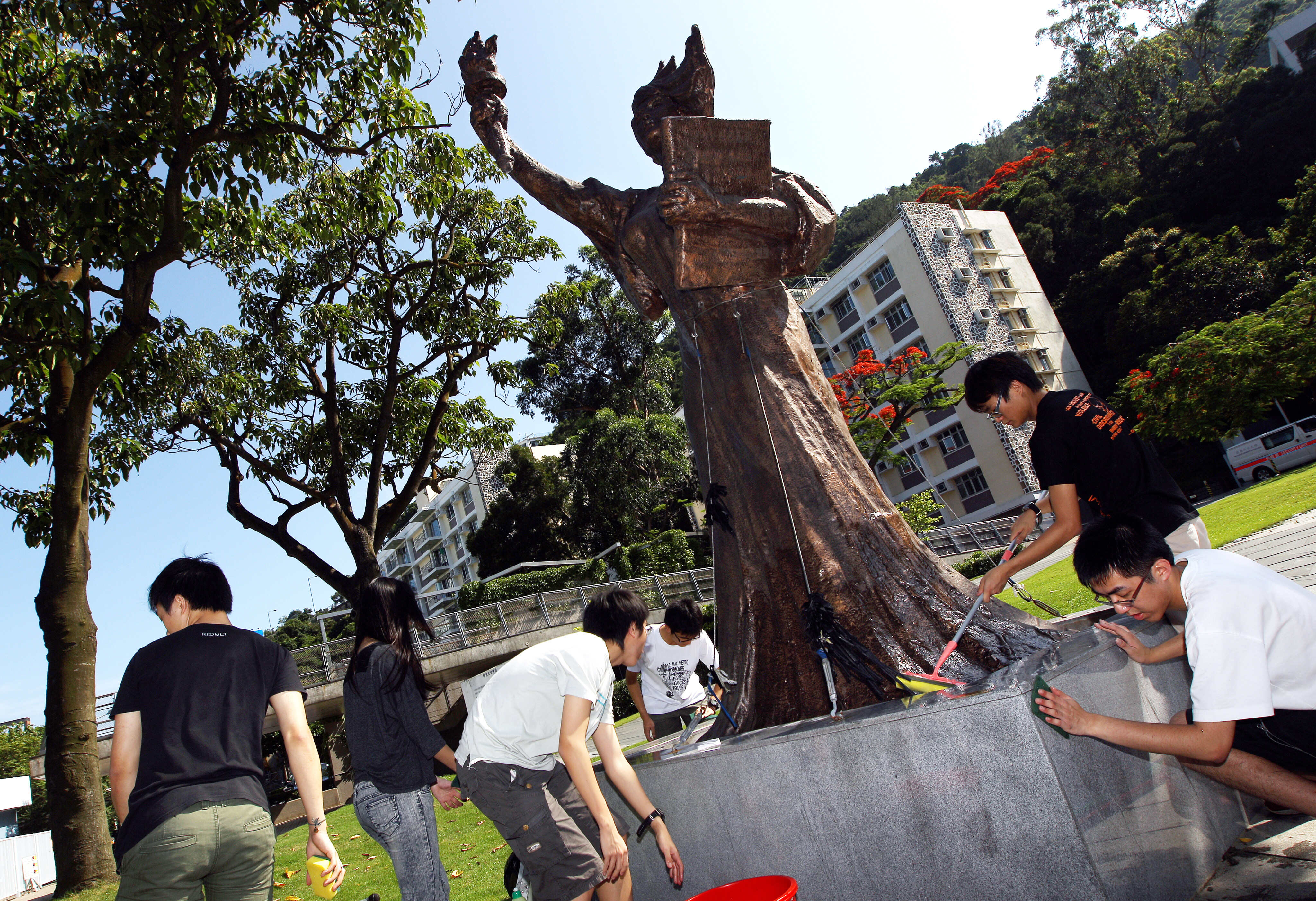 Goddess of Democracy statue, Tiananmen Square memorial wall removed ...