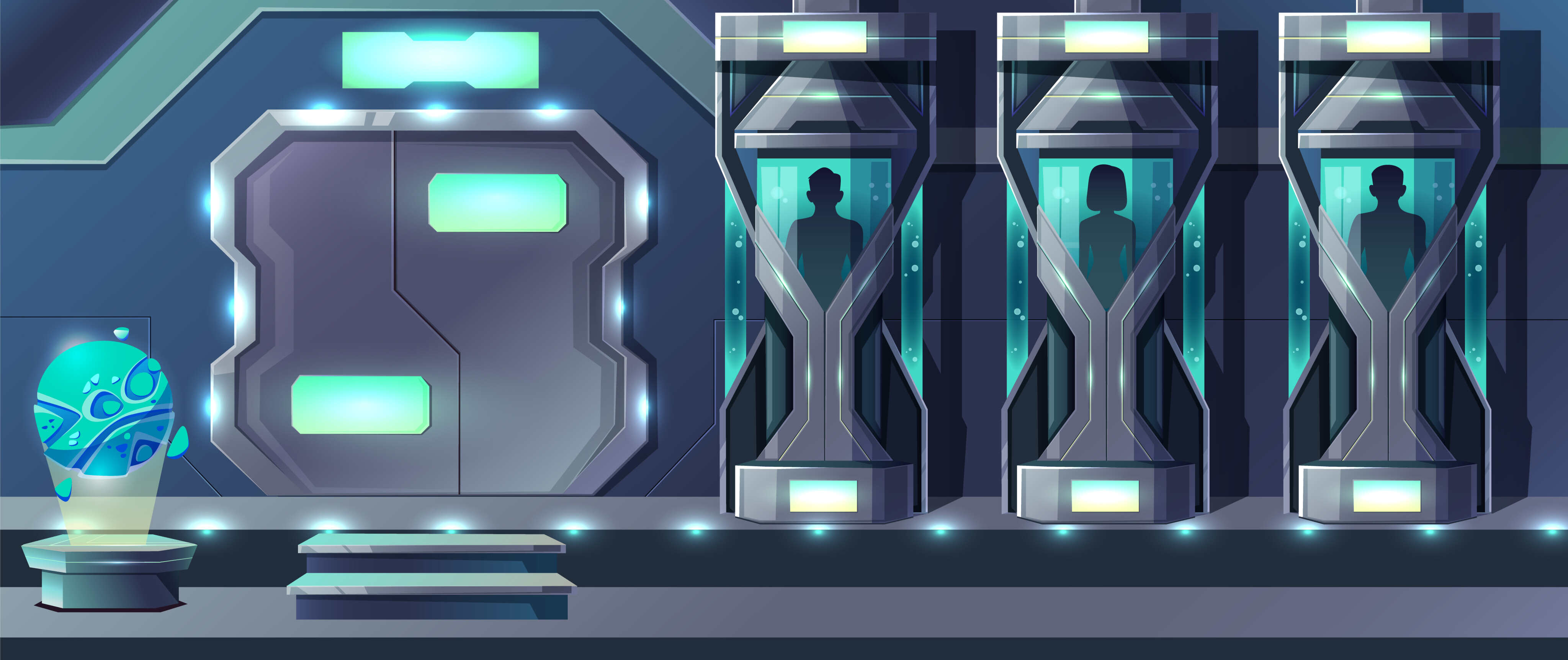 cryogenically frozen head