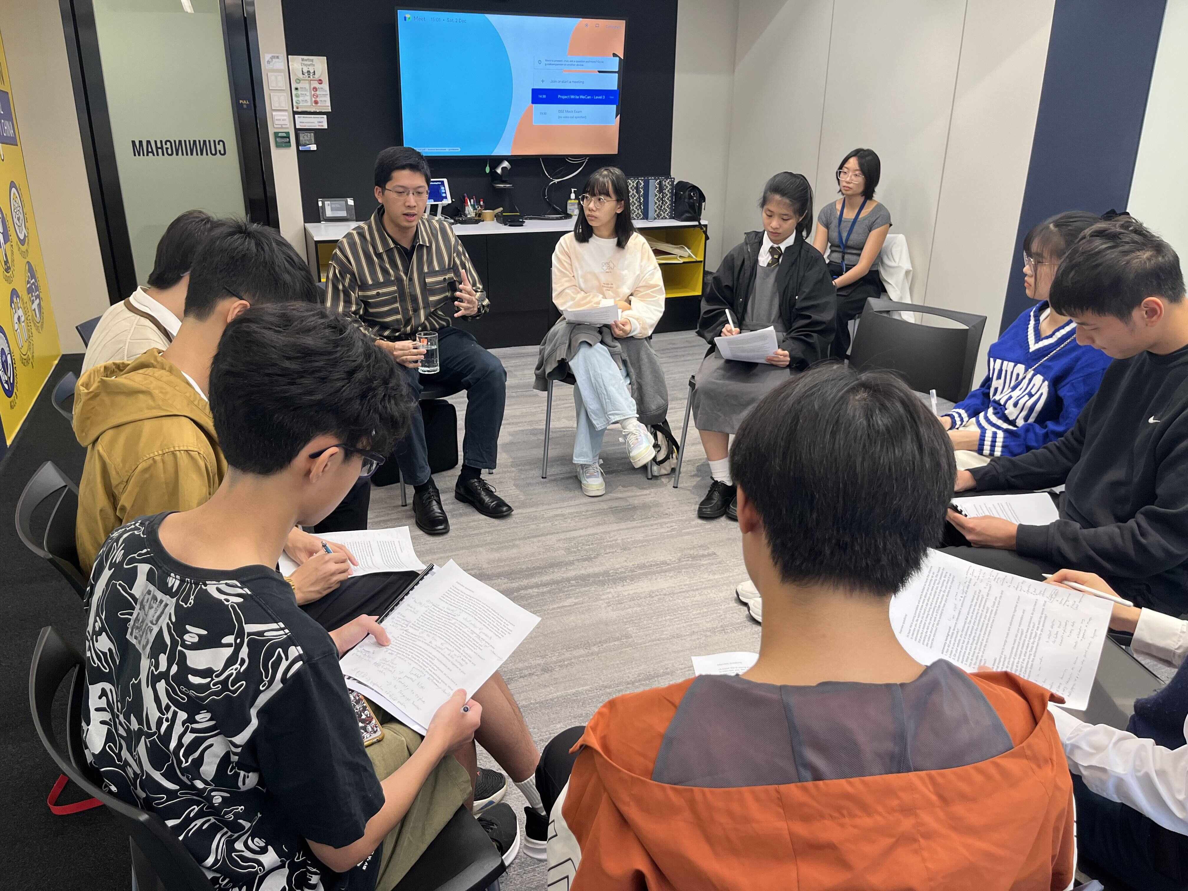 Students in a Project WeCan course interview astronomer Exodus Sit Chun ...