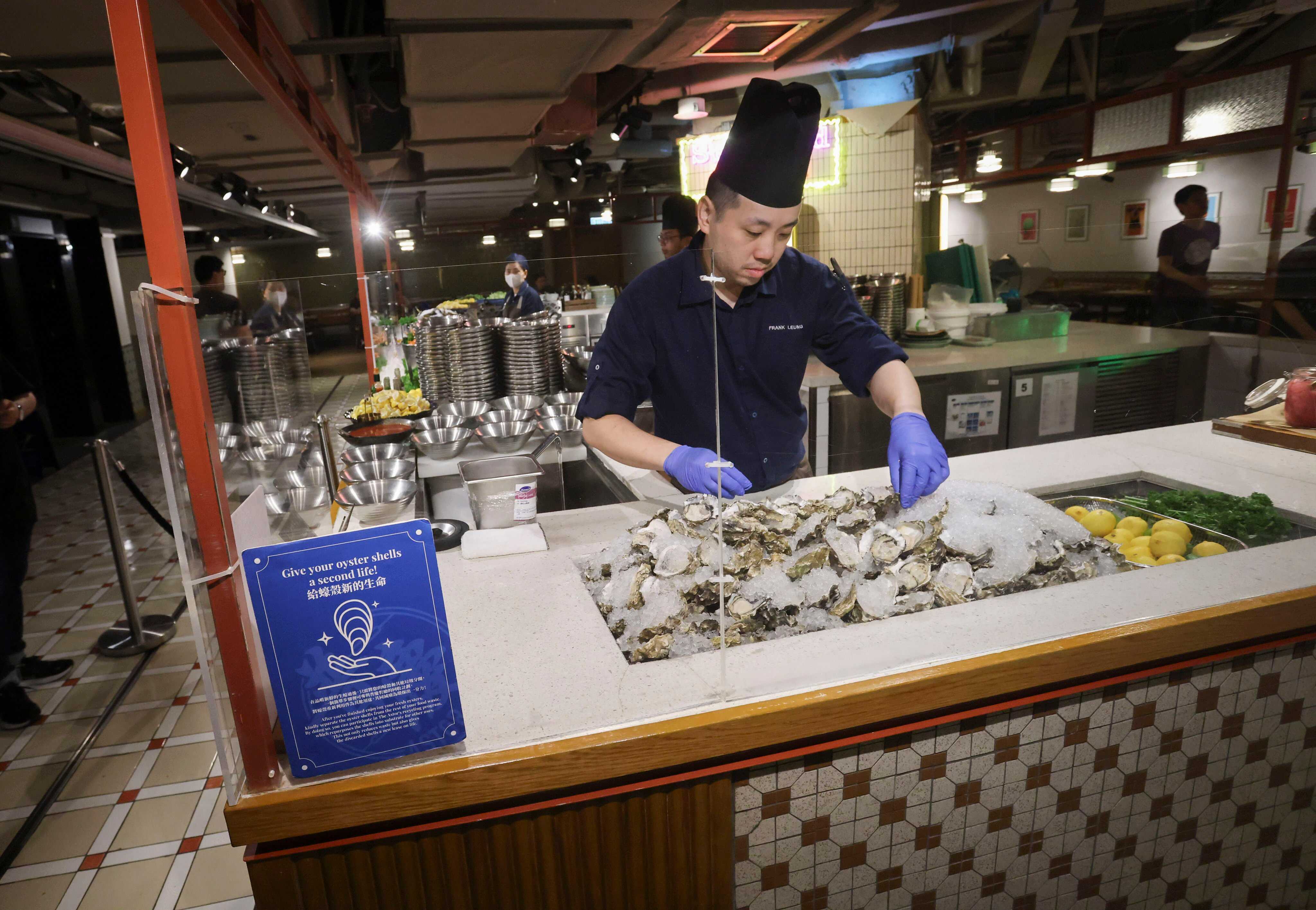 How hotels’ discarded oyster shells are turned into cement for ...