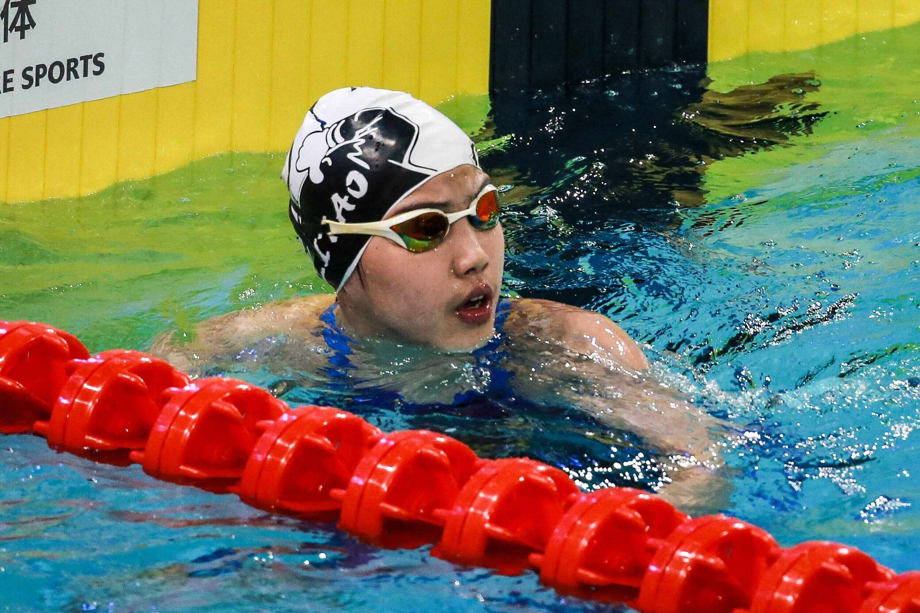 China’s ‘prodigy’ swimmer Yu Zidi shines at national championships ...