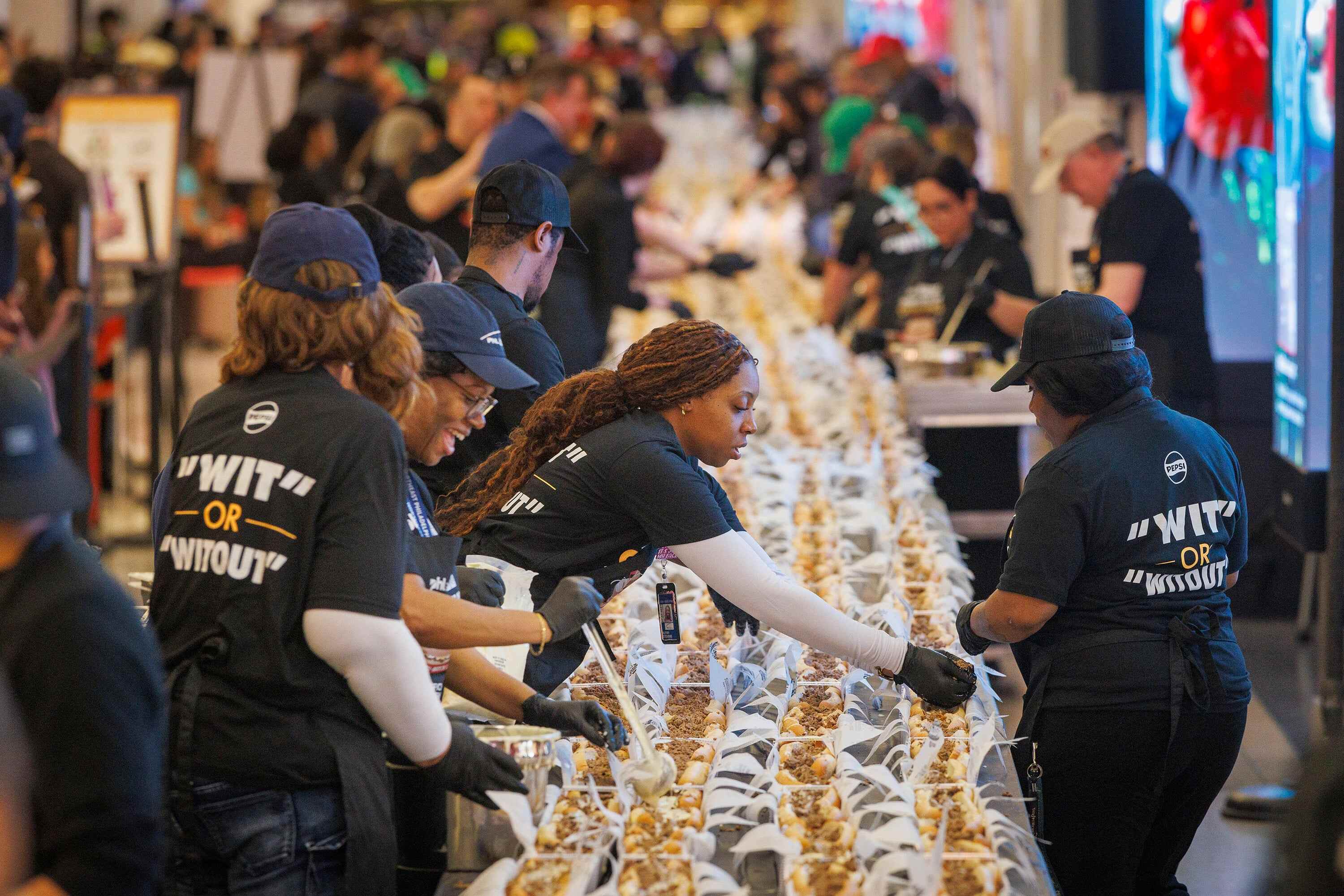 Listen Up: Guinness World Record for longest line of cheesesteaks set ...