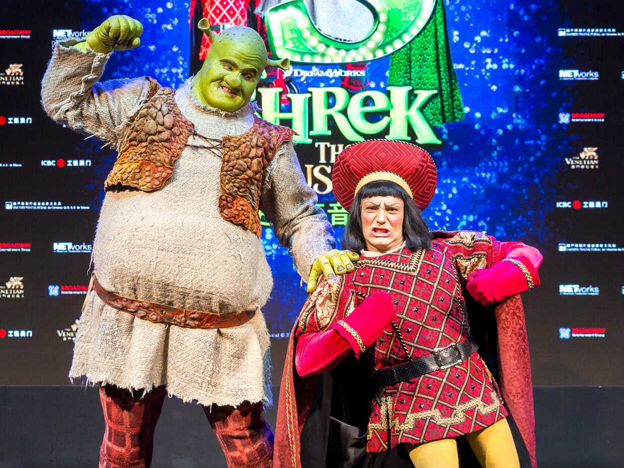 Shrek and Lord Farquaad takes a junior reporter behind the scenes to ...