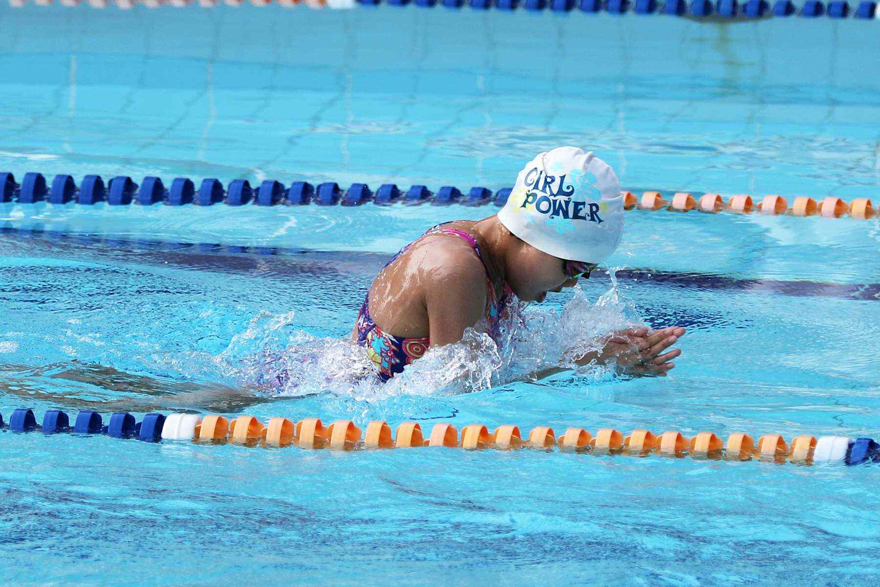 Sacred Heart Canossian School student Chloe Wong Po-yin is a splash of ...