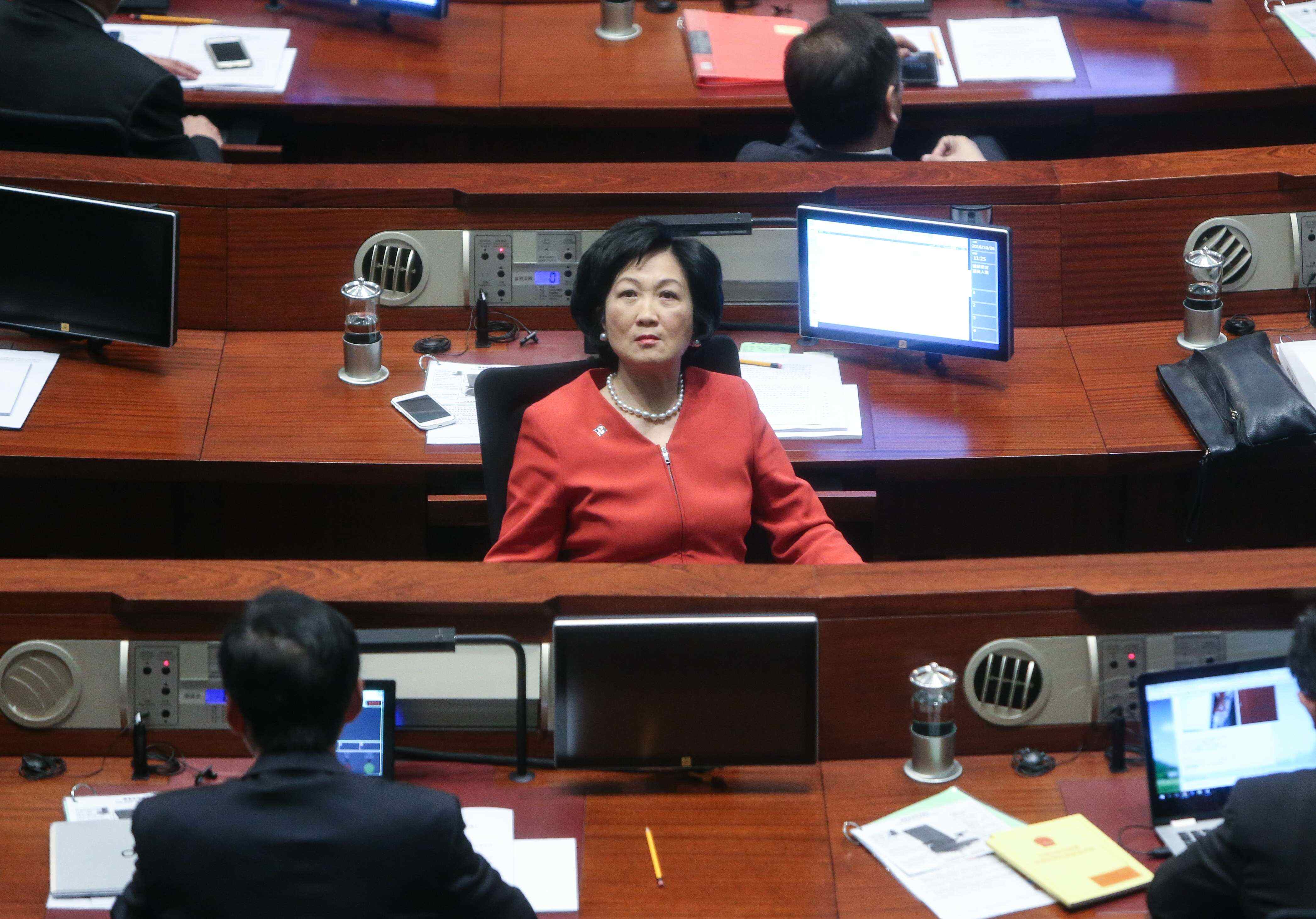 ‘I am interested’ in running for Hong Kong chief executive, Regina Ip ...