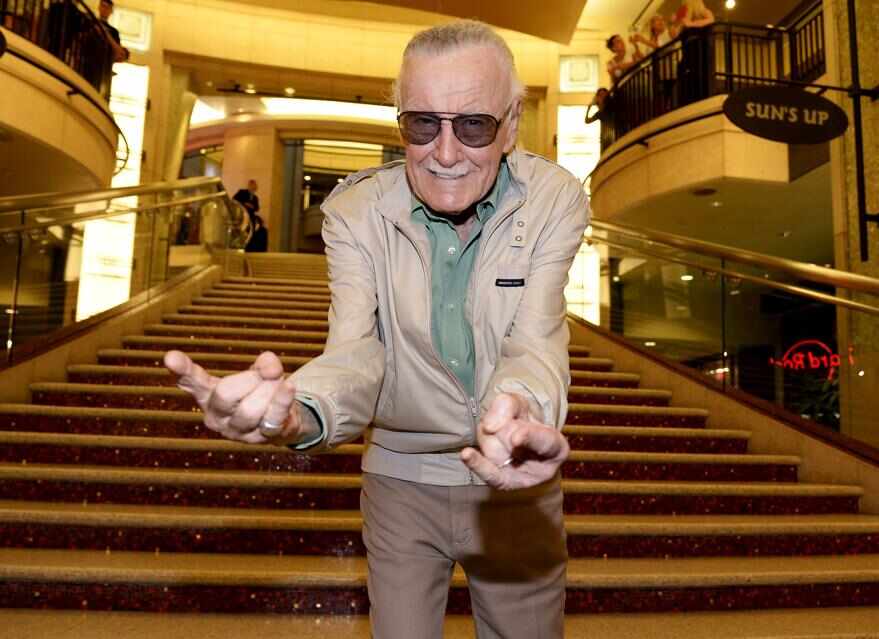 Stan Lee, creator of Marvel superheroes including Black Panther, Spider ...