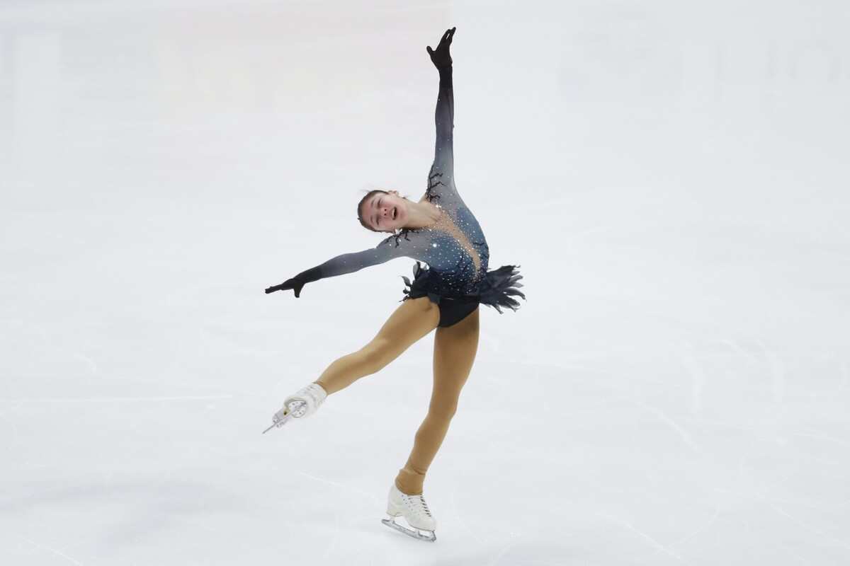 American teen figure skater Alysa Liu lands historic quad lutz to win ...