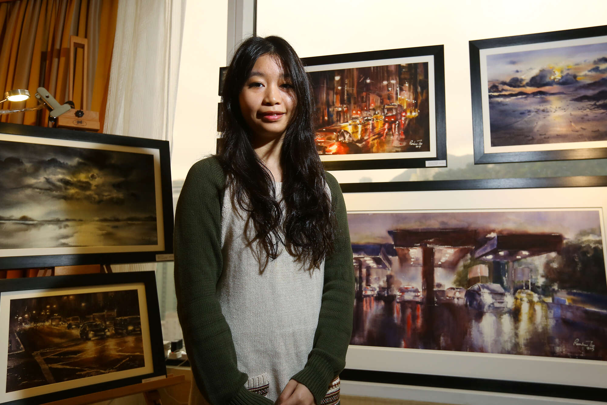 Rainbow Tse provides a unique view of Hong Kong in her paintings ...