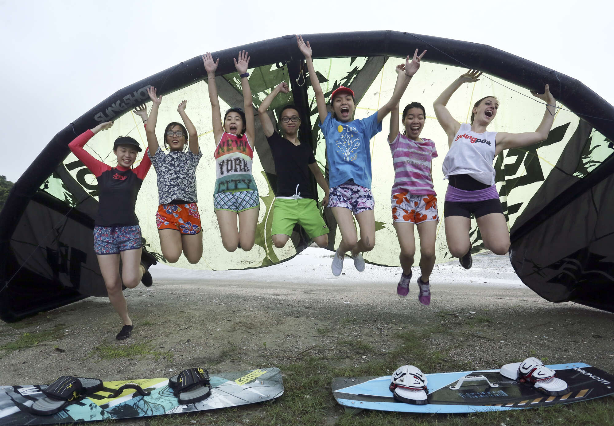 Kitebording brings high spirits on a dull day | Young Post Club