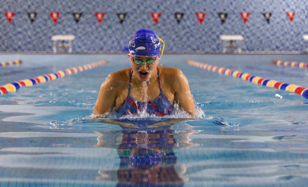 An Olympic swimmer's daughter hopes to follow in his footsteps, after ...