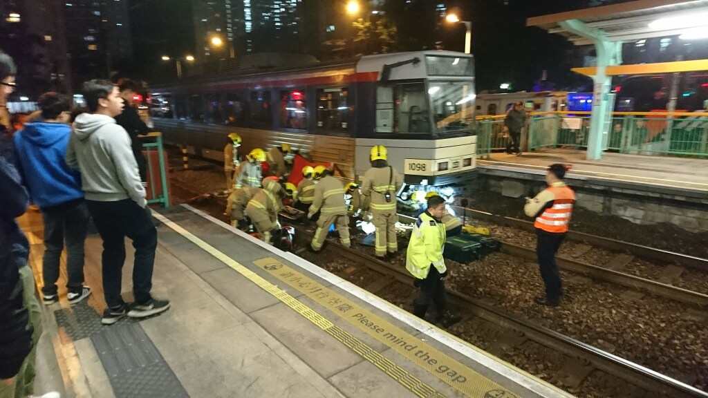 HK boy hit by train, trapped briefly, on Tuen Mun light rail line ...