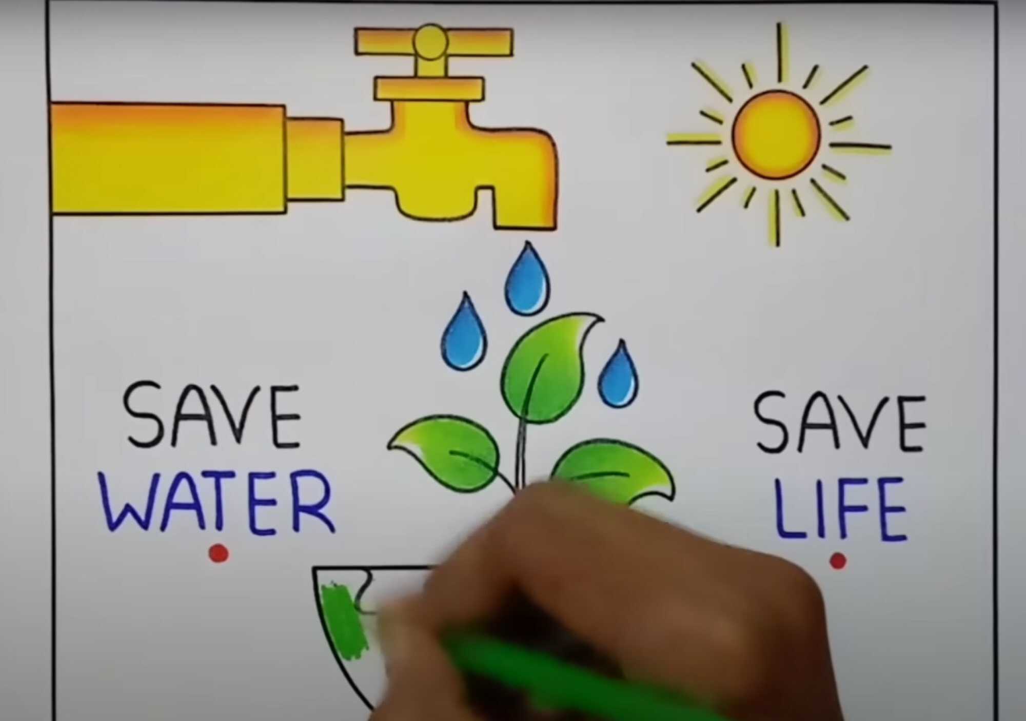 save water poster